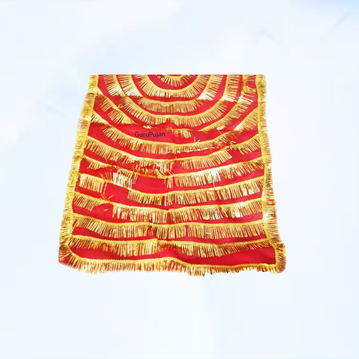 Lal Chunni | Mata Rani Red Chuniri 2 Meter – Gurupujan – GuruPujan